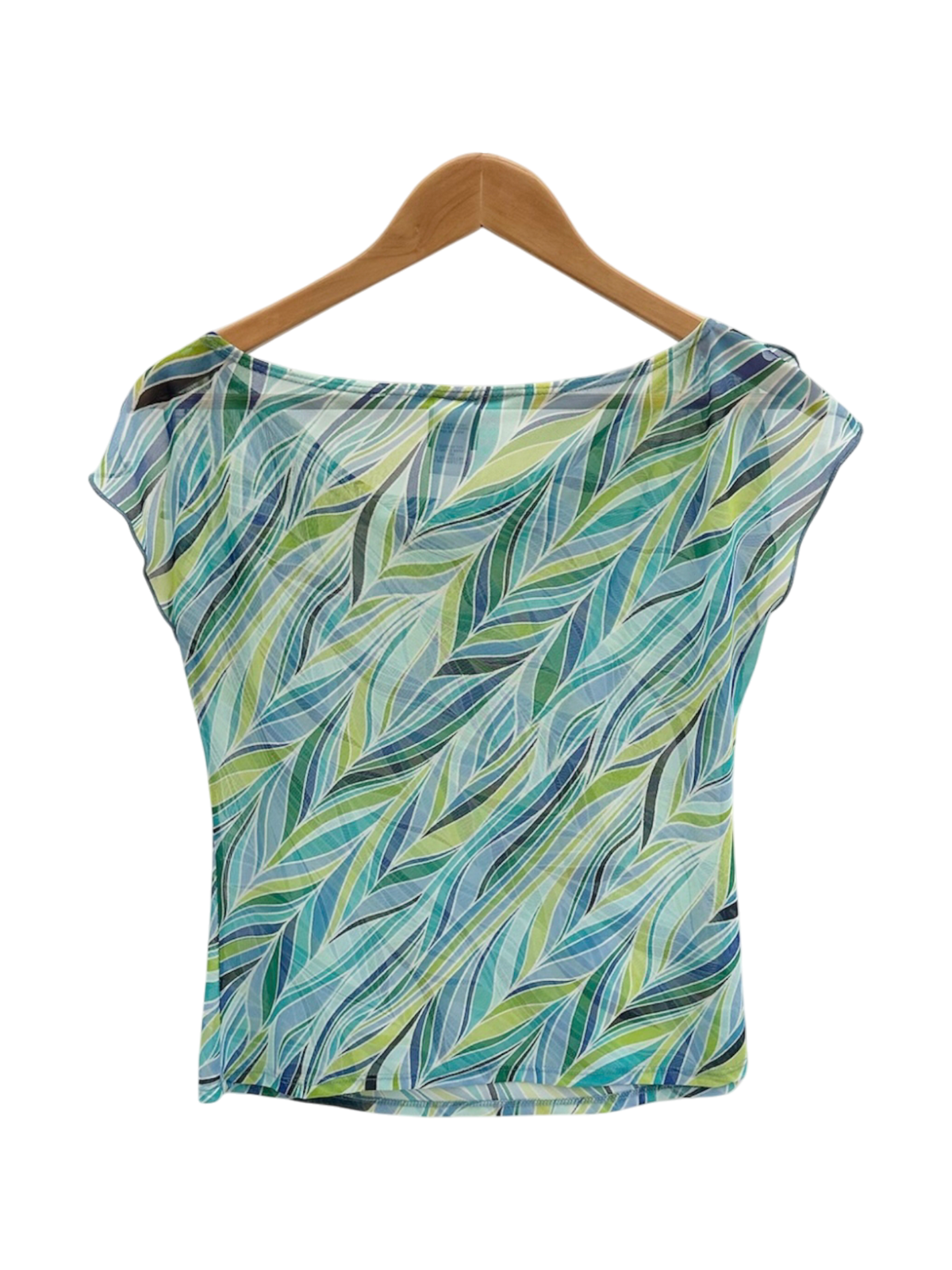Vintage 90s Retro Swirl Blouse (M) | ThreeDays-AWeek